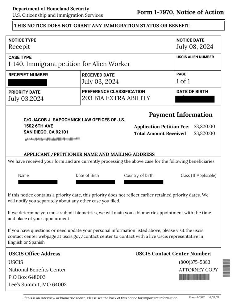 Understanding Your Priority Date on the I-797 Receipt Notice - Passright